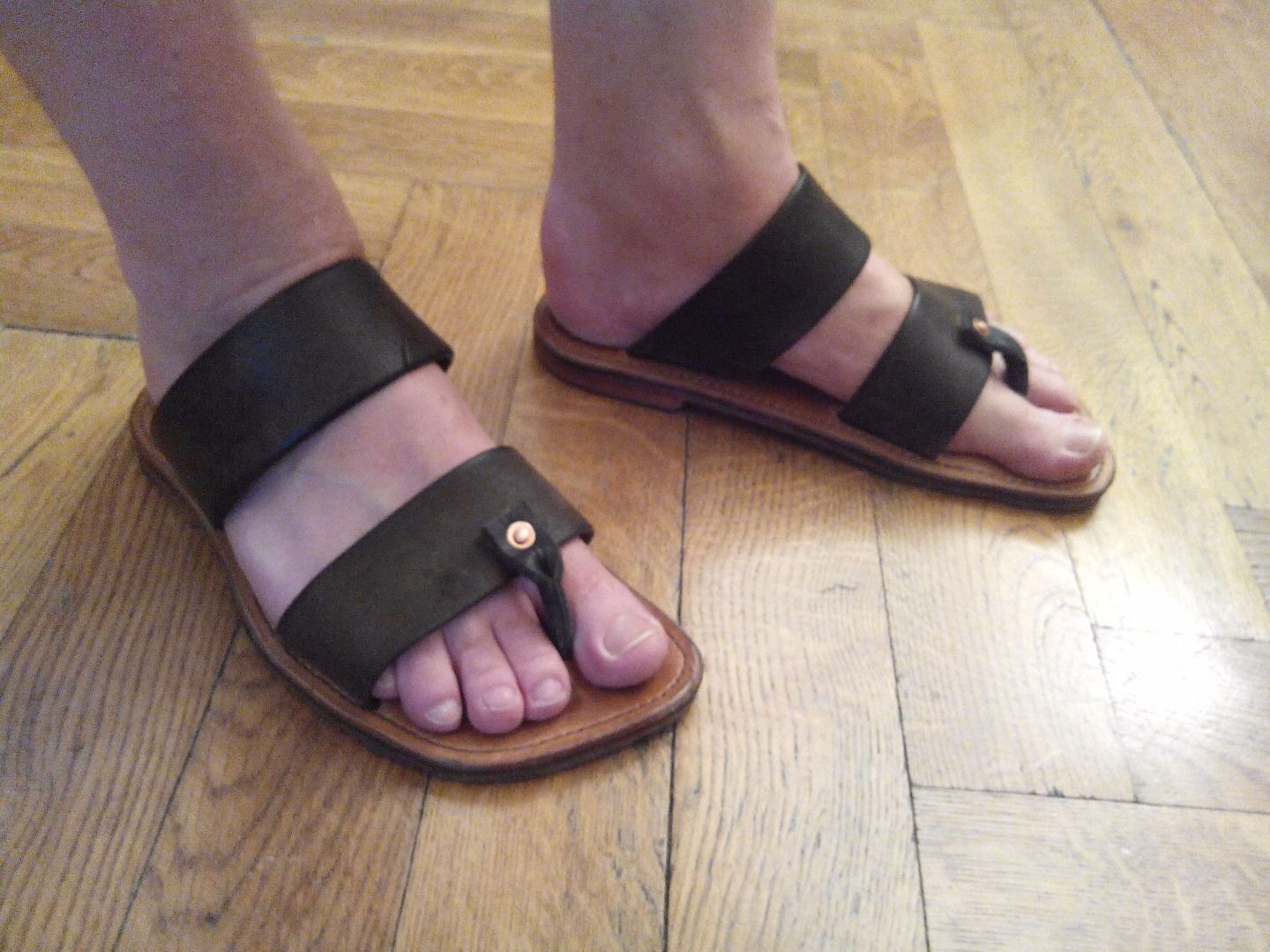 My First Diy-measure-made Leather Sandals. : 8 Steps (with Pictures ...