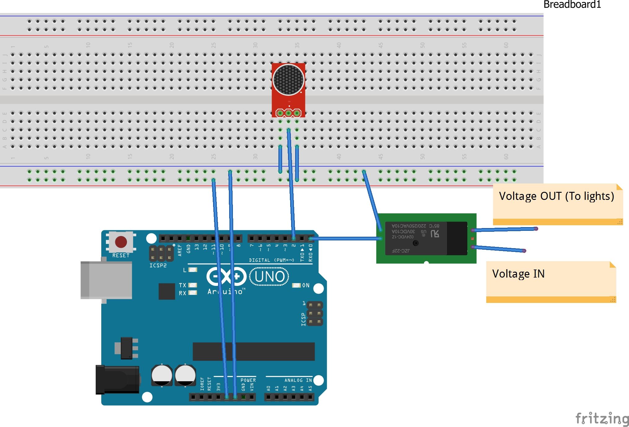 Arduino Clap Sensitive Light Control (The Clapper) : 8 Steps ...