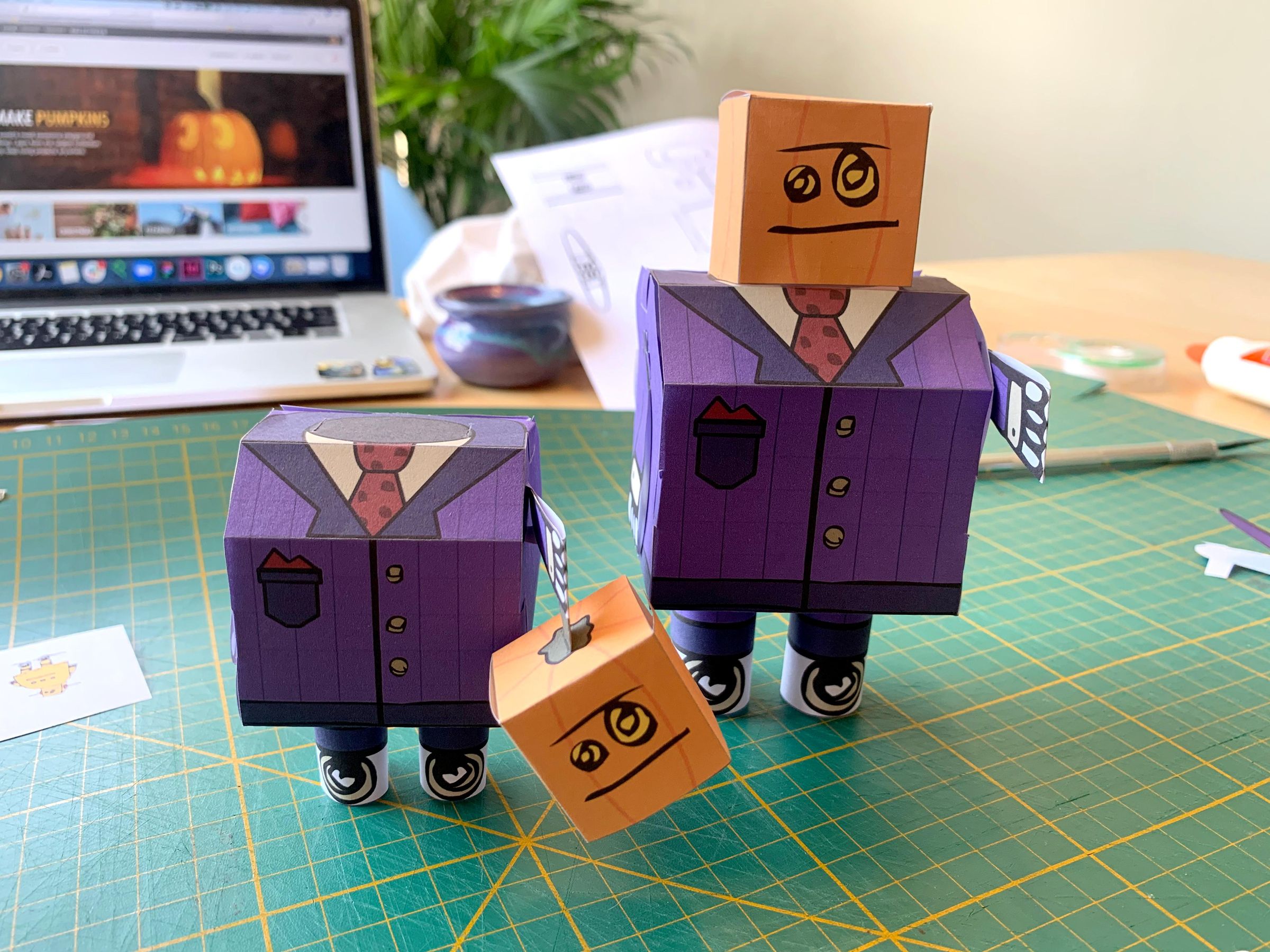 Free Halloween Headless Robot Papercraft : 14 Steps (with Pictures ...