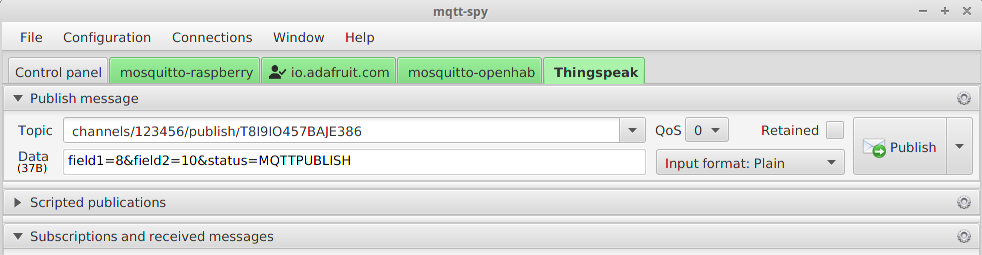 Uploading Data to ThingSpeak With MQTT - Instructables