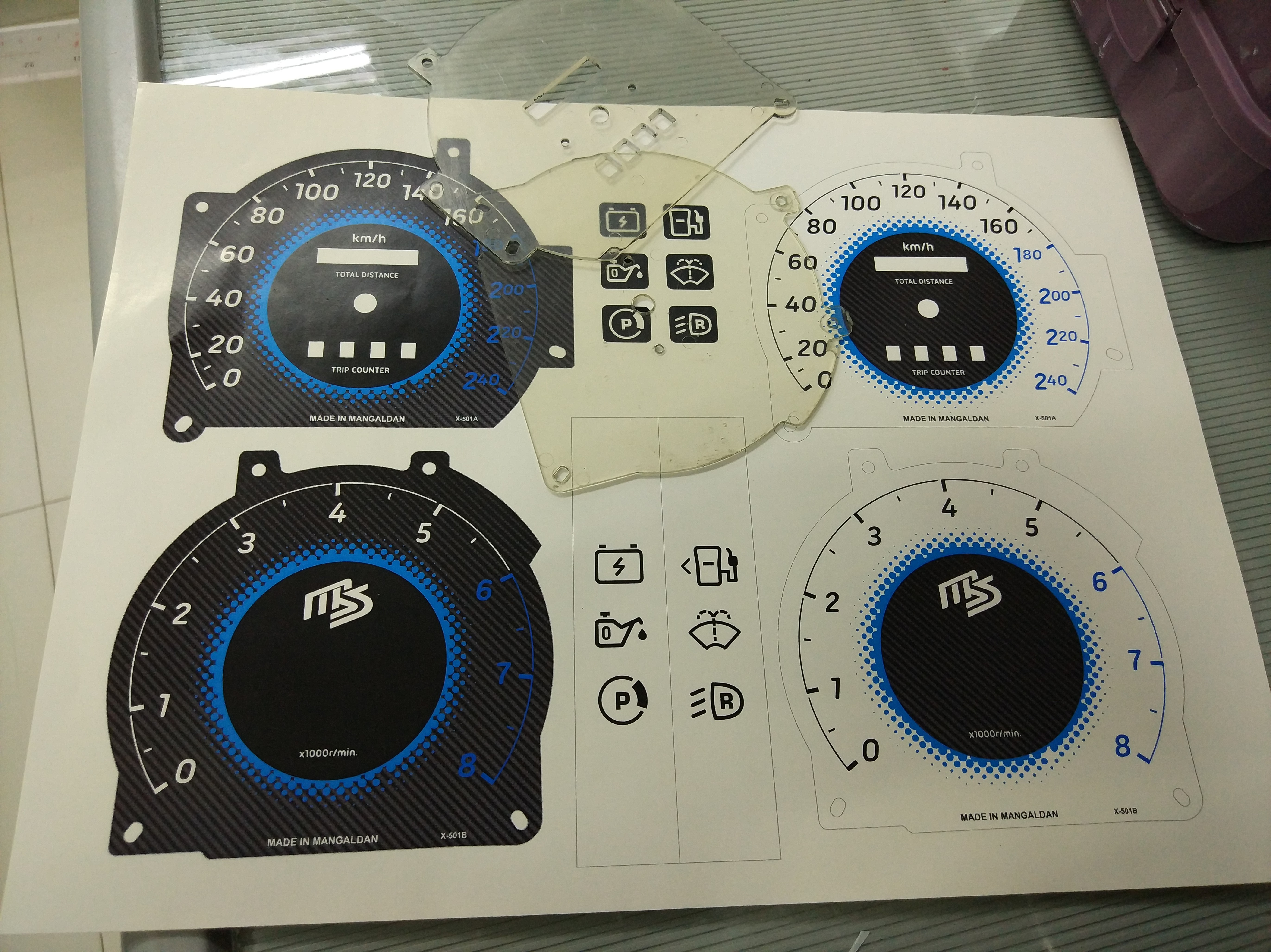 Customized Car Instrument Cluster Gauge Face : 10 Steps (with Pictures ...