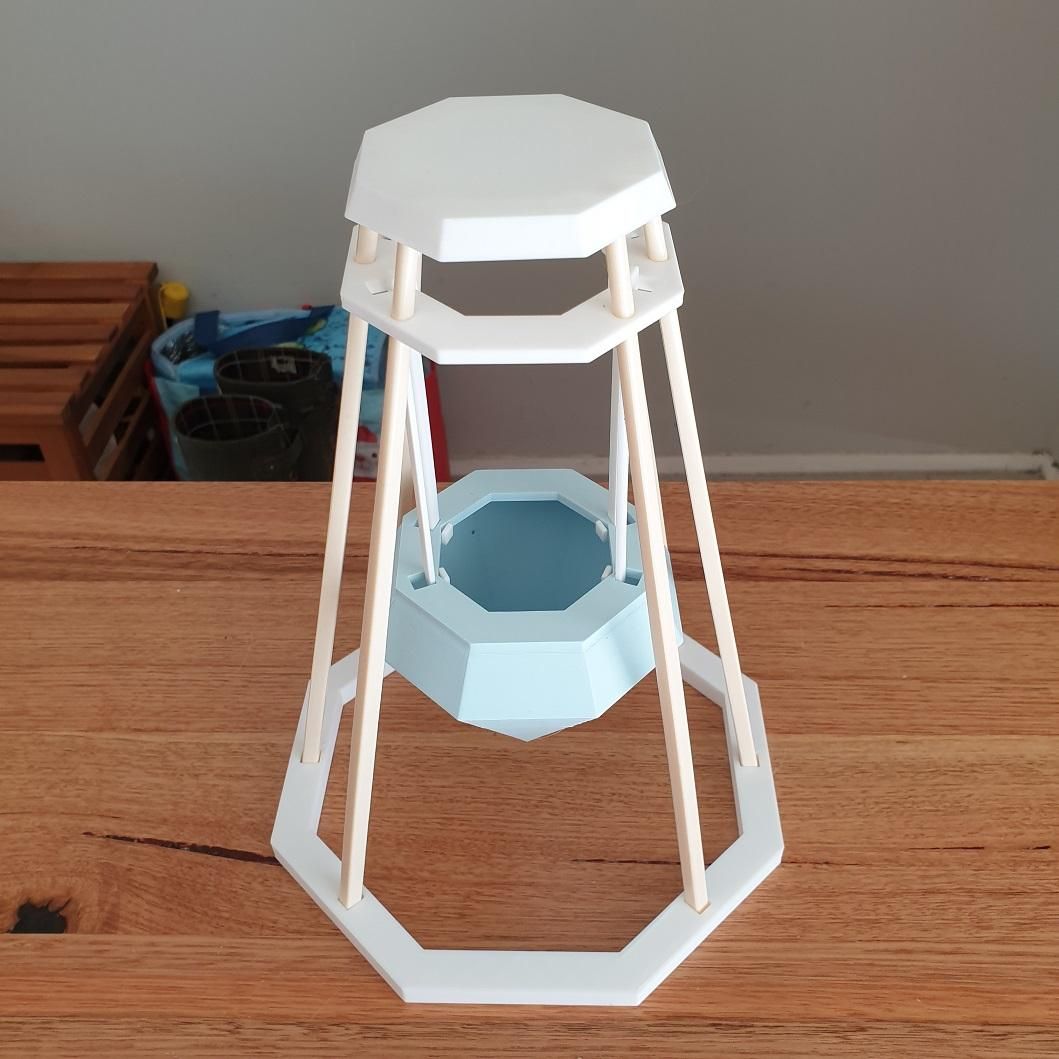 Recycled Chopsticks Flower/plant Stand : 7 Steps (with Pictures ...