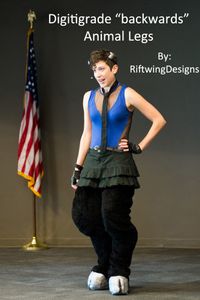 Realistic Digitigrade "Backwards" Costume Animal Legs : 7 Steps (with ...