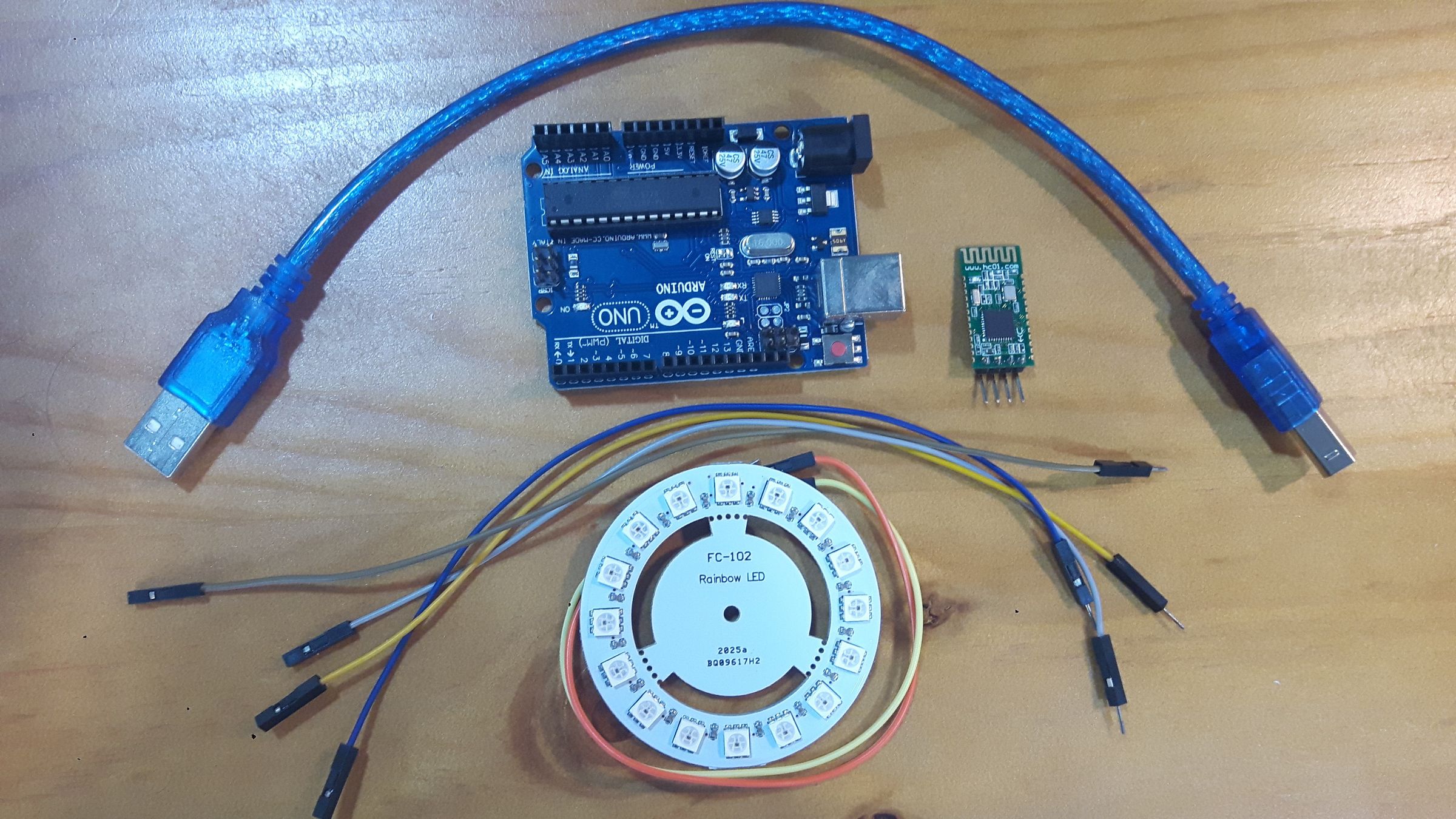 Use Bluetooth 4.0 HC-08 Module to Control Addressable LEDs - an Arduino ...