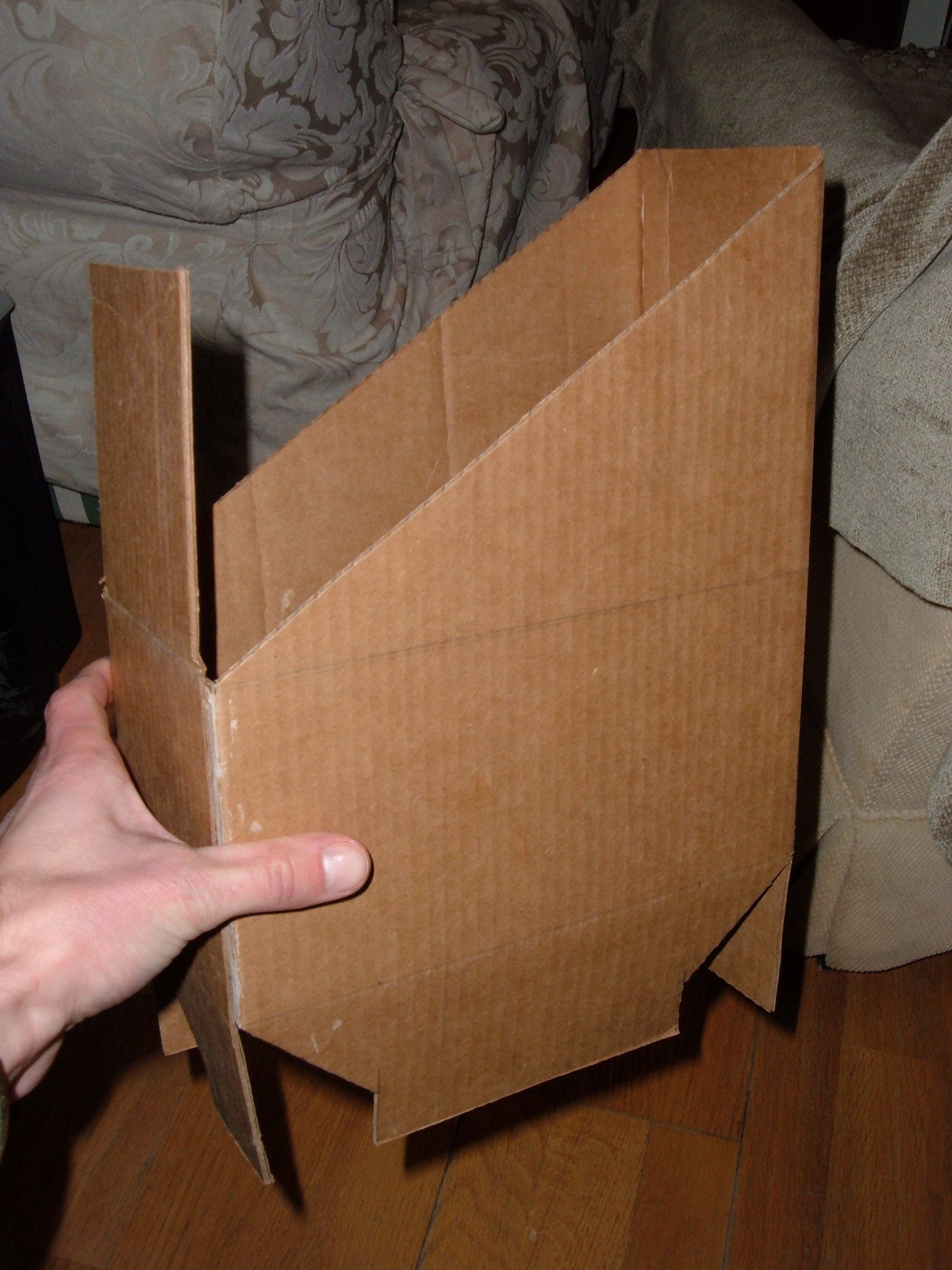 Homemade Cardboard Magazine Box : 8 Steps - Instructables