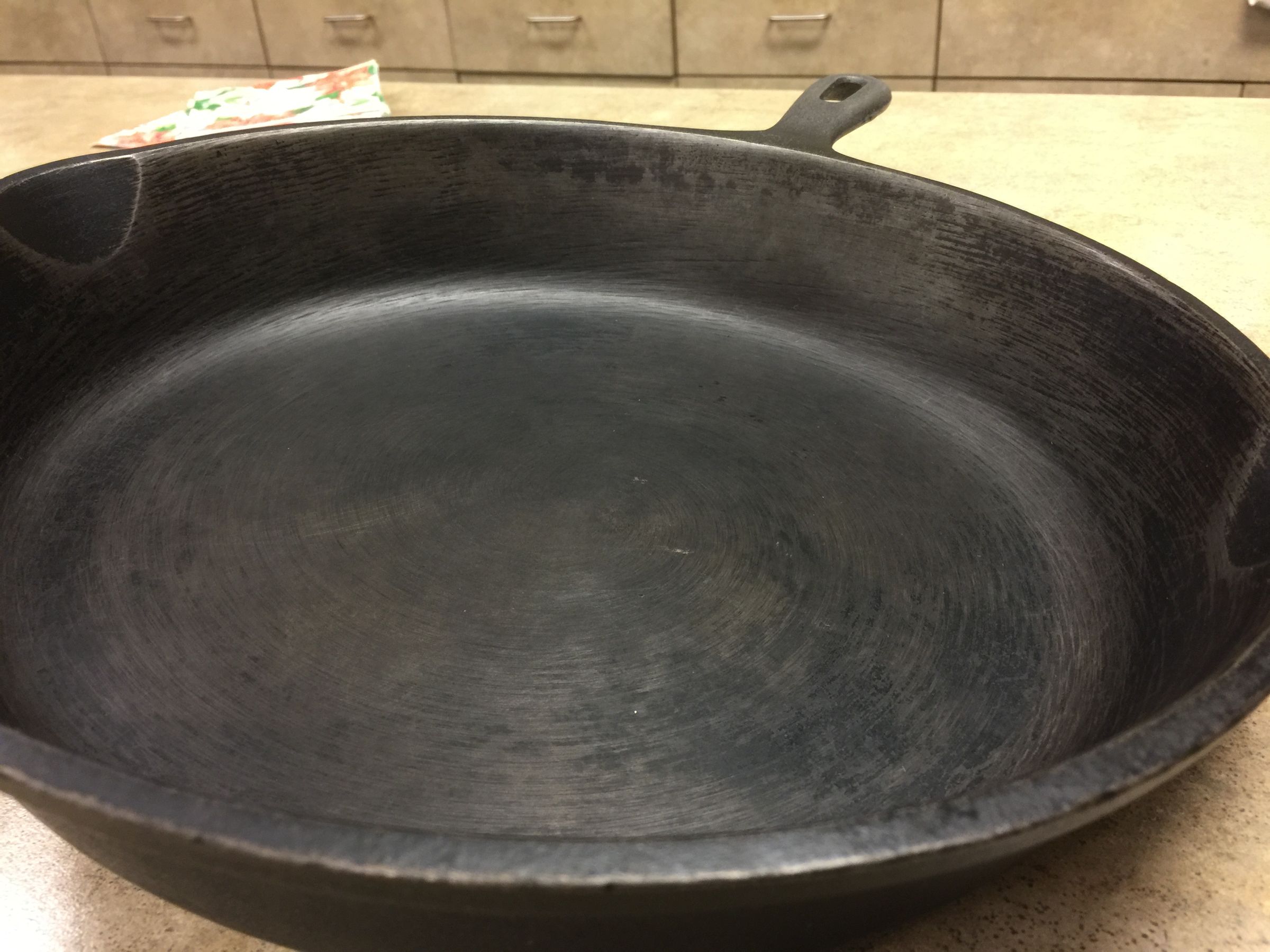 Sanding and Polishing - Cast Iron Skillet Cookware : 16 Steps (with ...