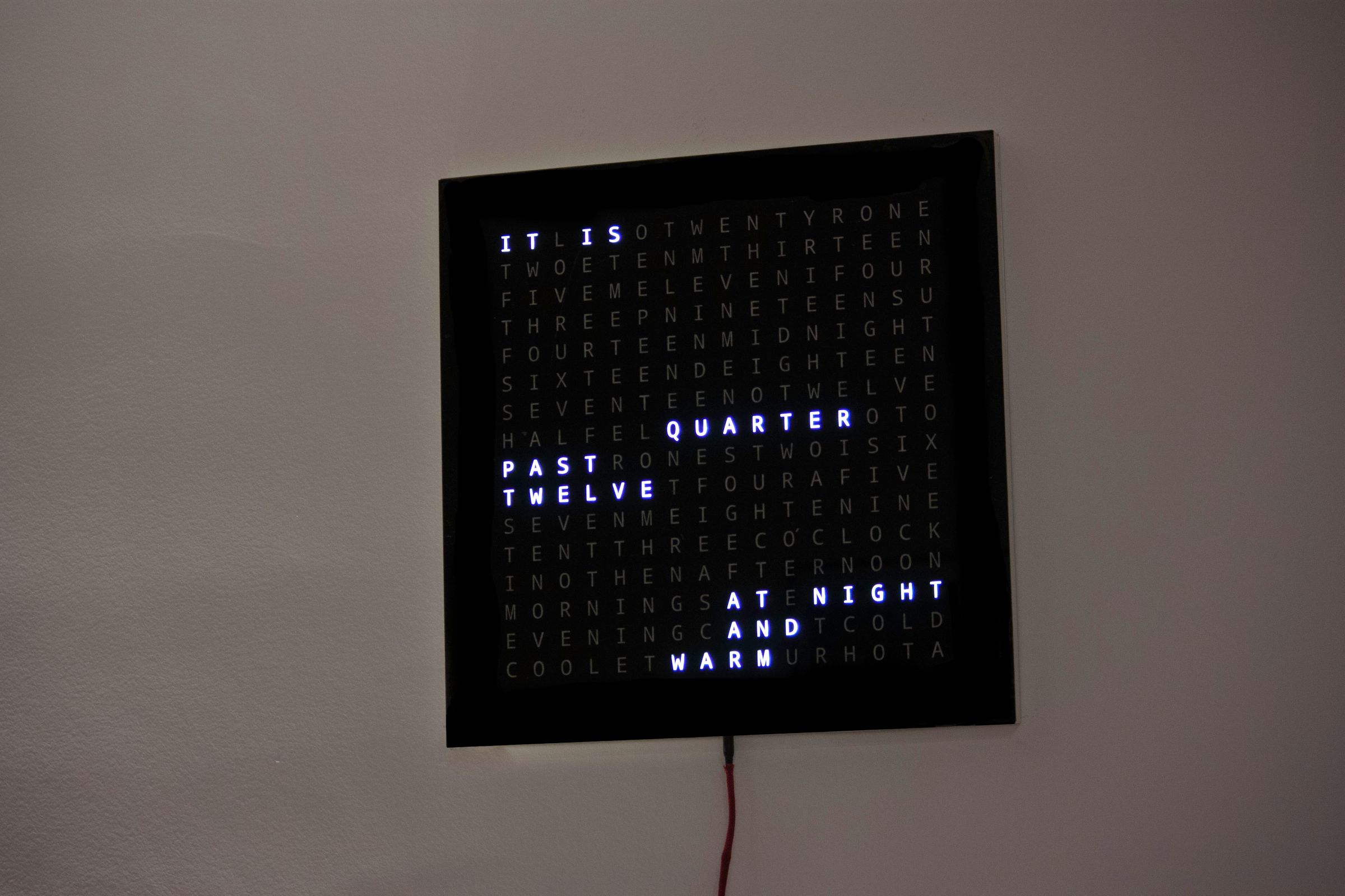 Wordclock : 15 Steps (with Pictures) - Instructables