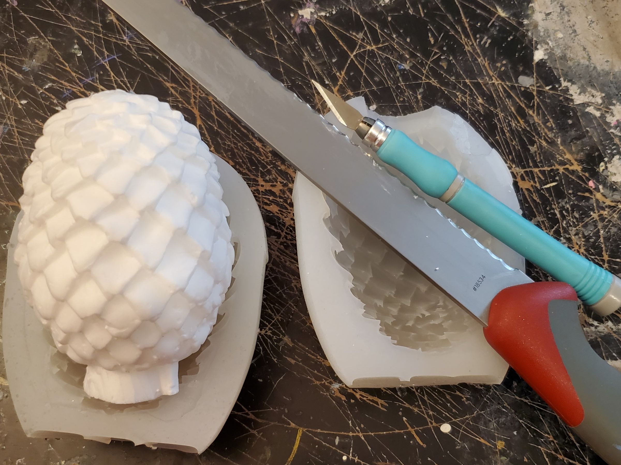 How to Make a Glowing Rainbow Foam Dragon Egg : 9 Steps (with Pictures ...