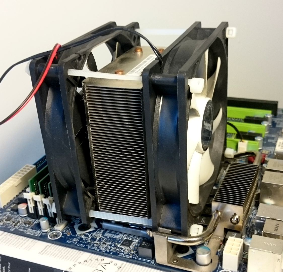 Ziptie-Mounted Heatsink and Fans : 3 Steps (with Pictures) - Instructables