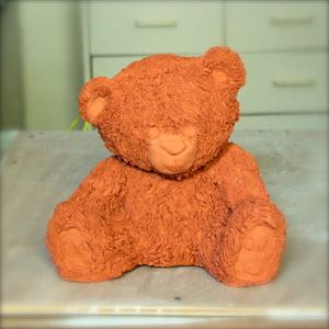 All the Process to Make Clay Sculpture - TEDDY BEAR SCULPTURE : 5 Steps ...