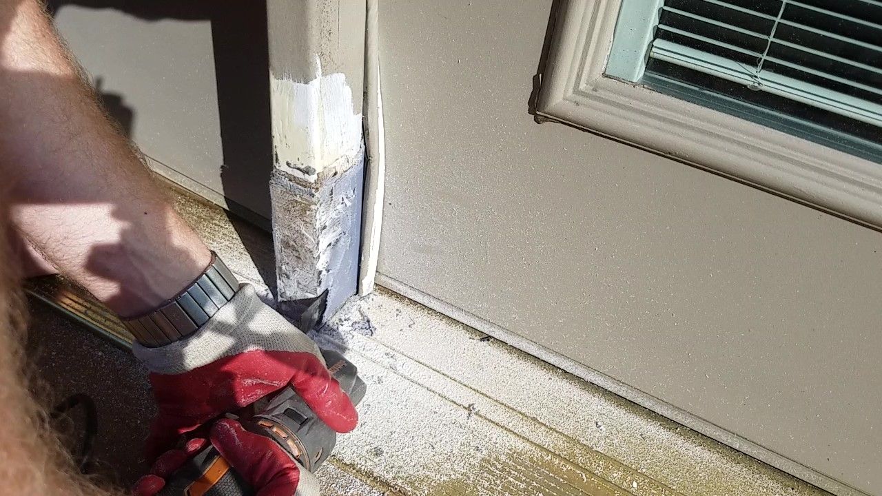 Rotten Patio Door Support Repair Project : 6 Steps (with Pictures ...