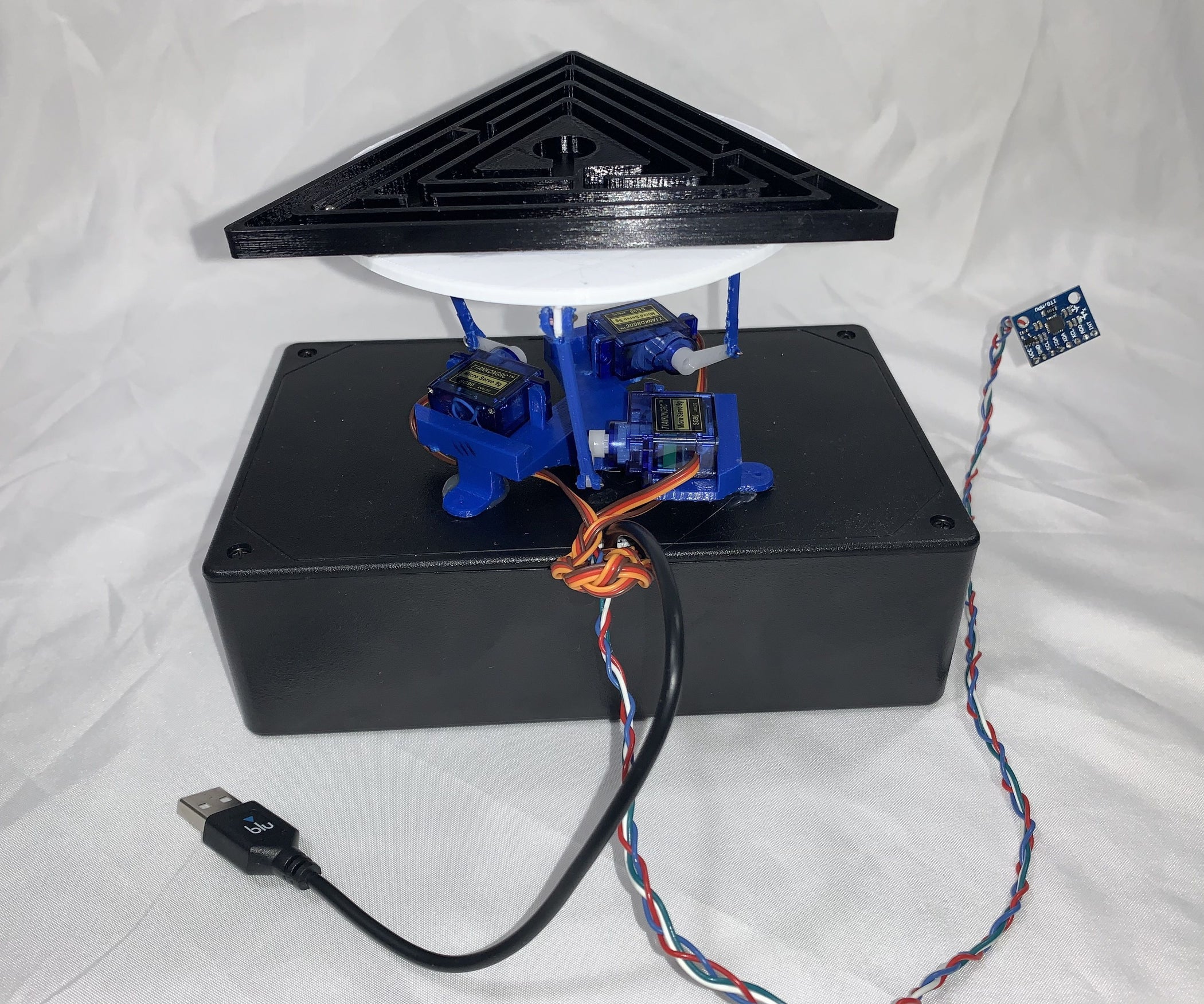 Gyro Sensor Controlled Platform for Maze Puzzle : 3 Steps - Instructables