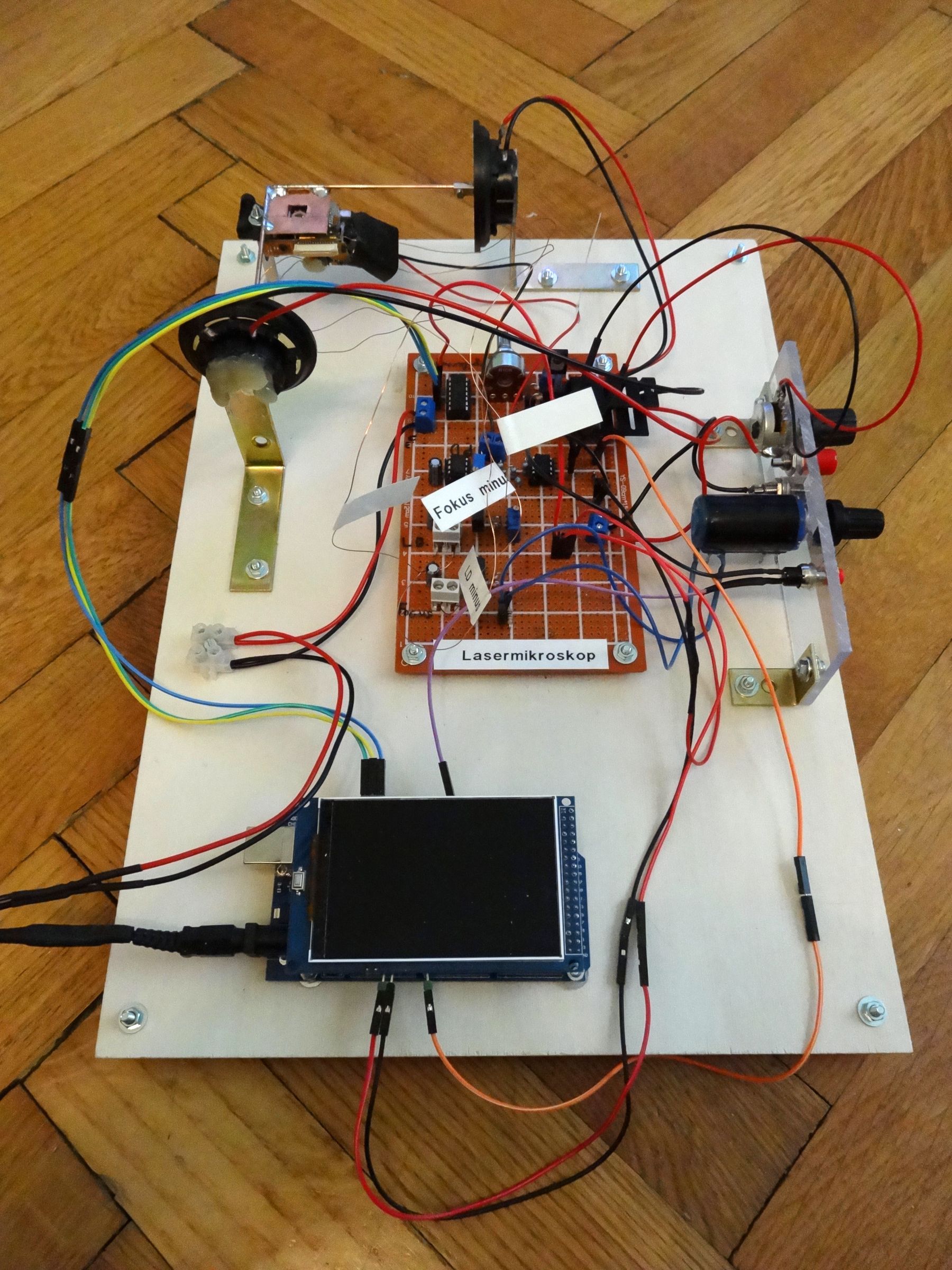 Scanning Laser Microscope With Arduino : 7 Steps (with Pictures ...