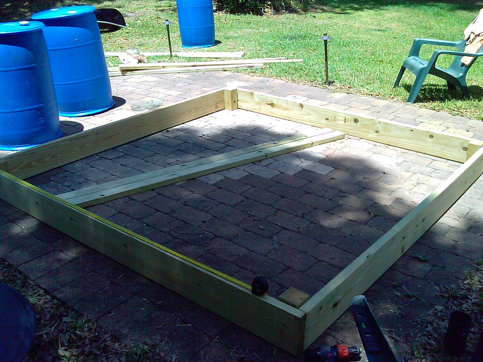 Floating Dock With Barrels (UPDATED) : 9 Steps (with Pictures ...