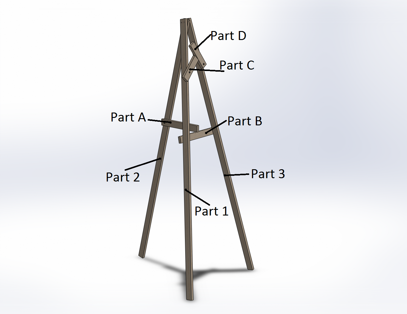Easy DIY and Portable Painting Easel : 5 Steps (with Pictures ...