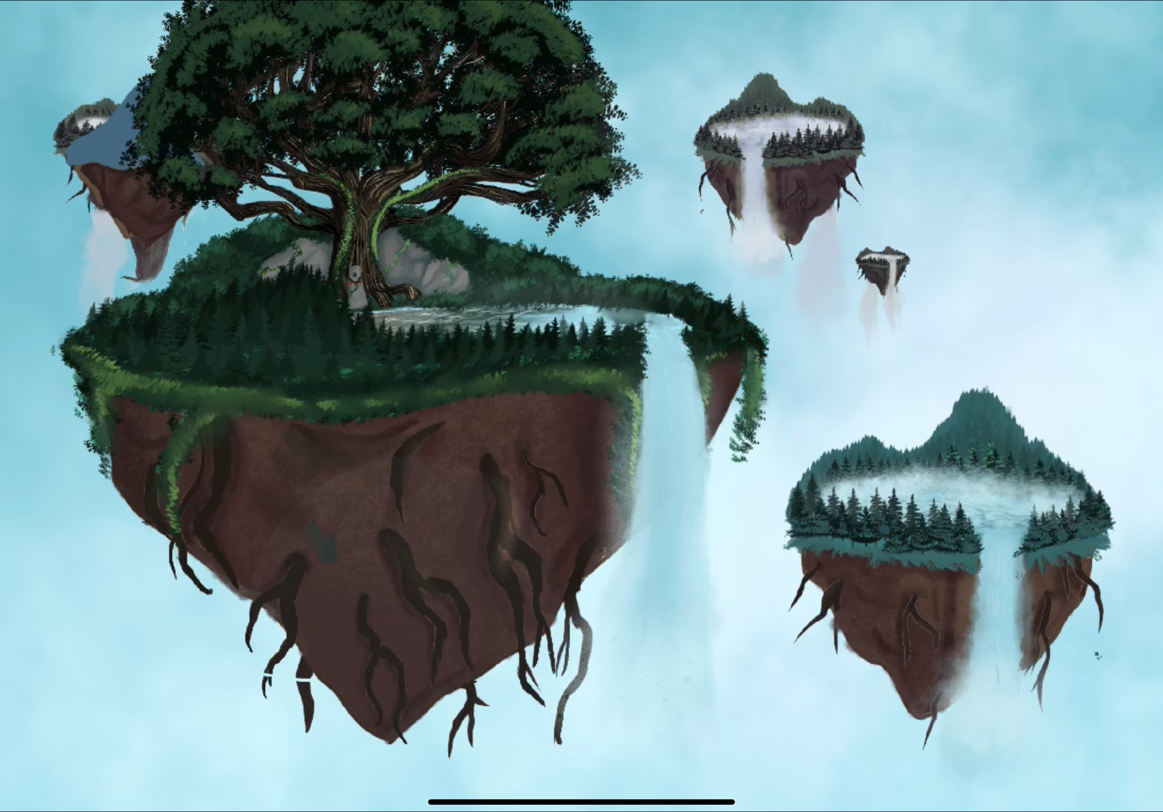 How to Draw a Fantasy Landscape (digitally) : 5 Steps - Instructables