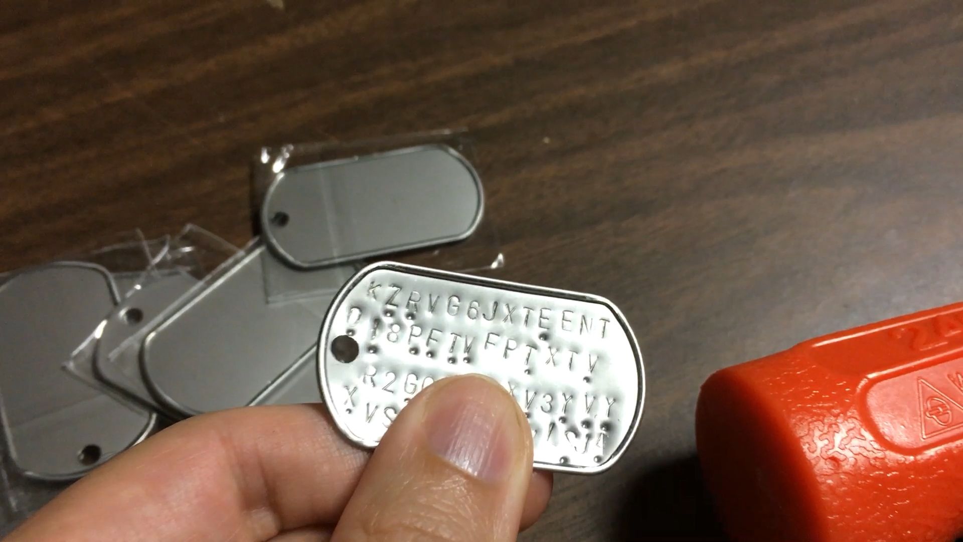 DIY Bitcoin Cold Storage: Stamping Stainless Steel Dog Tags : 6 Steps ...