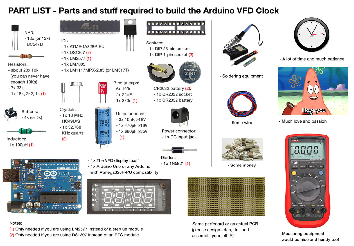 Arduino Vfd Display Clock Tutorial A Guide To Vfd Displays 10 Steps