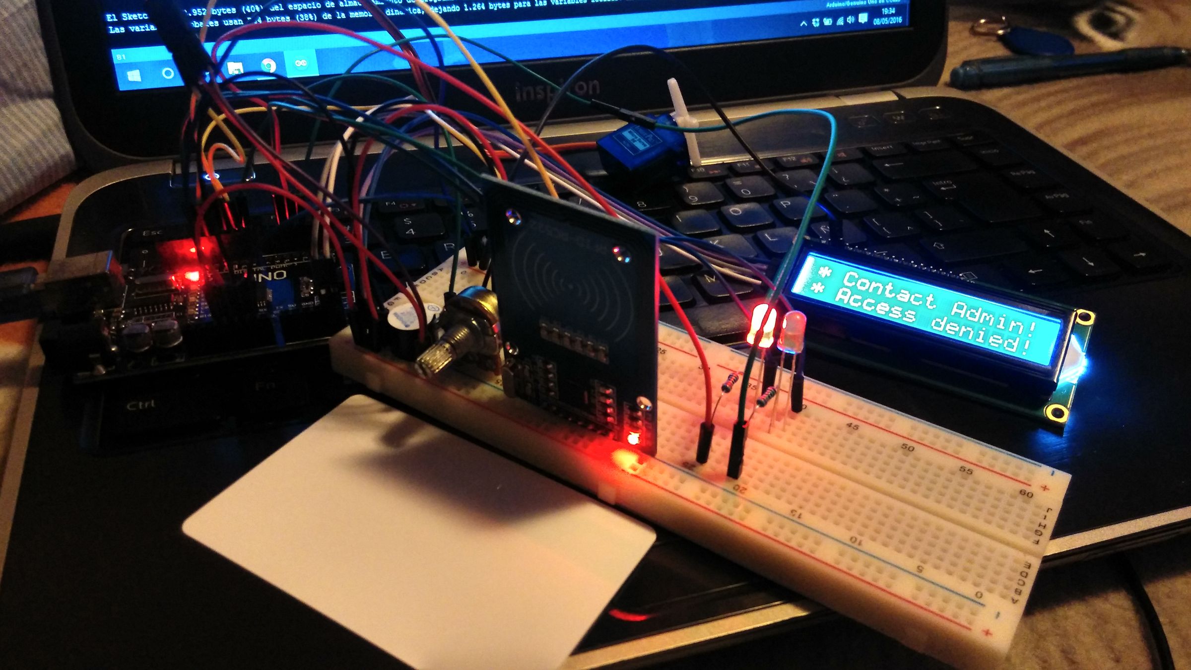 Security System and Access Control With Arduino and RFID : 6 Steps ...