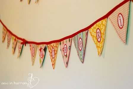 Fabric Pennant Banner Tutorial : 5 Steps - Instructables